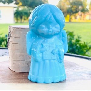 Vintage | Accents | Vintage Mosser Glass Angel Blue | Poshmark